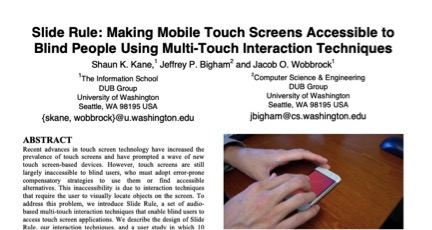 ASSETS Paper Impact Award – UW CREATE